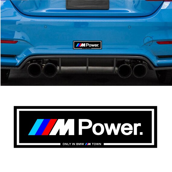 Bmw m power sticker store