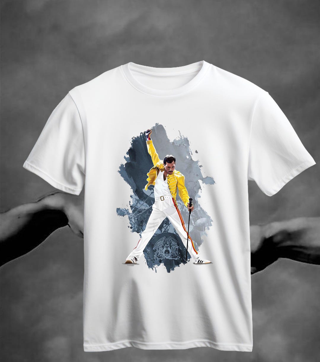 Freddie Mercury Homage T-shirt, Vintage Freddie Mercury Shirt, Queen Shirt, Unisex Clothing ...