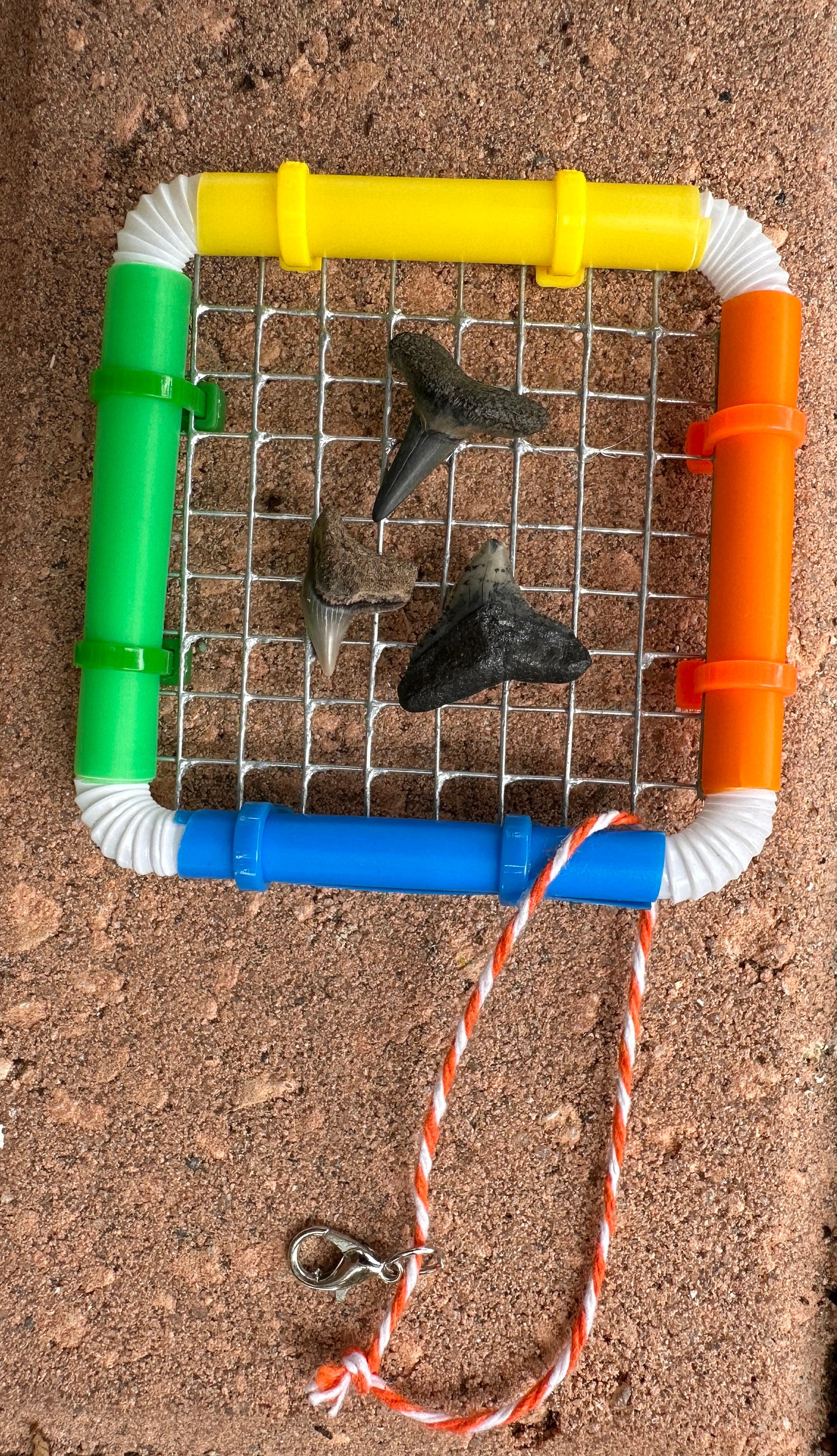 Shark Teeth Sifter Shark Tooth Sifter With Shovel Beach Sifter Shell ...