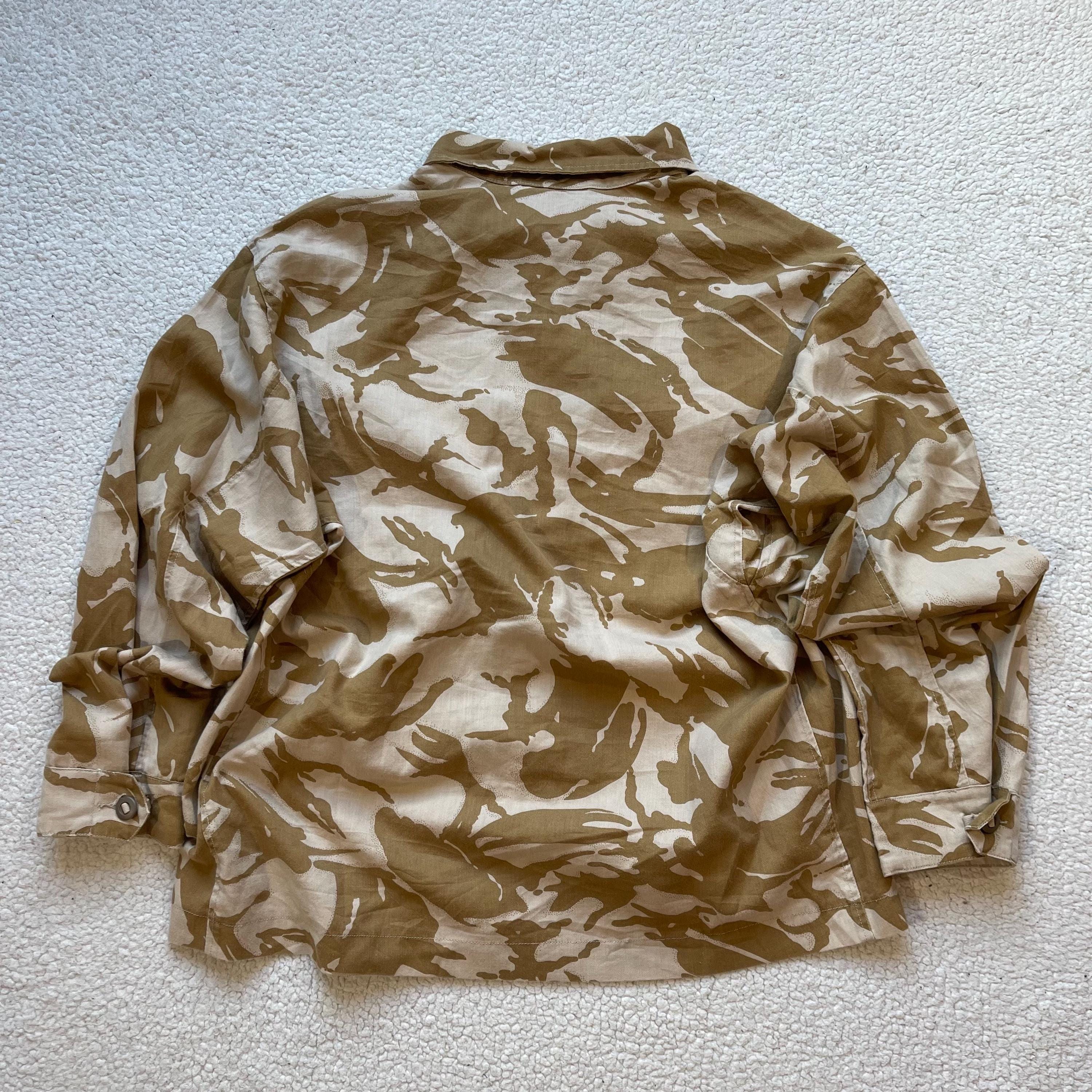 Vintage 1999 British Military Combat Jacket: Desert Camo, Mens XL - Etsy