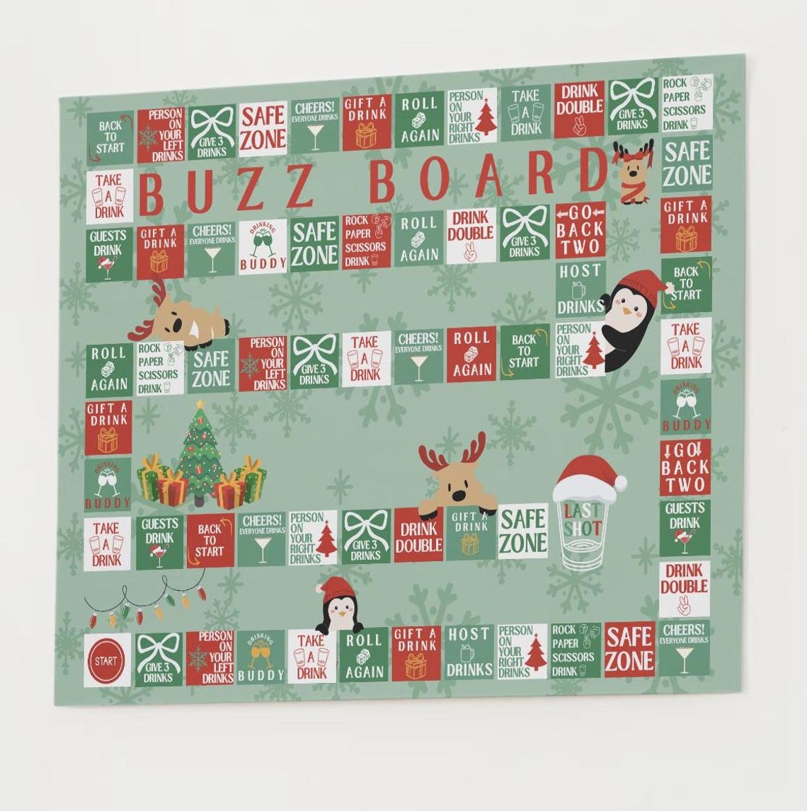 Christmas Themes Buzz Board - Etsy