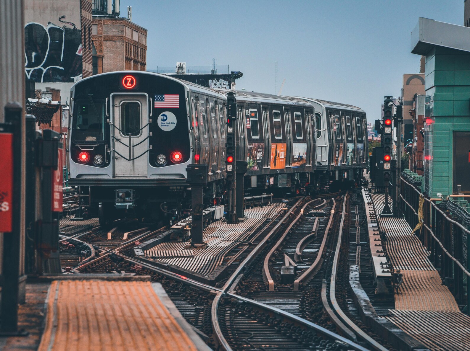 Z Train at Myrtle Ave-broadway - Etsy