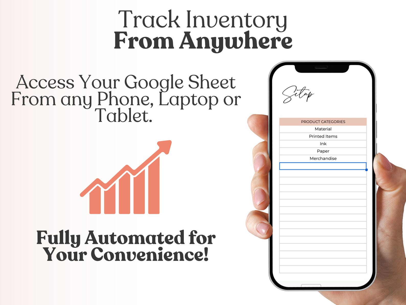 Inventory Tracker; Inventory Spreadsheet, Inventory Template, Google ...