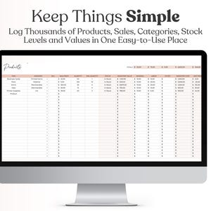 Inventory Tracker; Inventory Spreadsheet, Inventory Template, Google ...