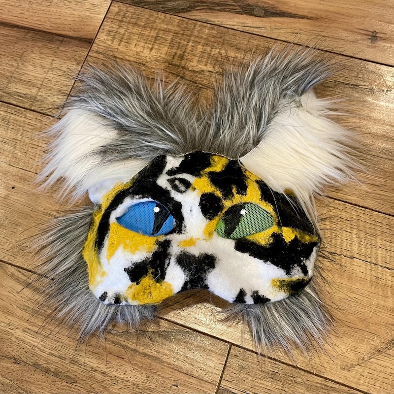 Orange Cat Mask Therian - Etsy