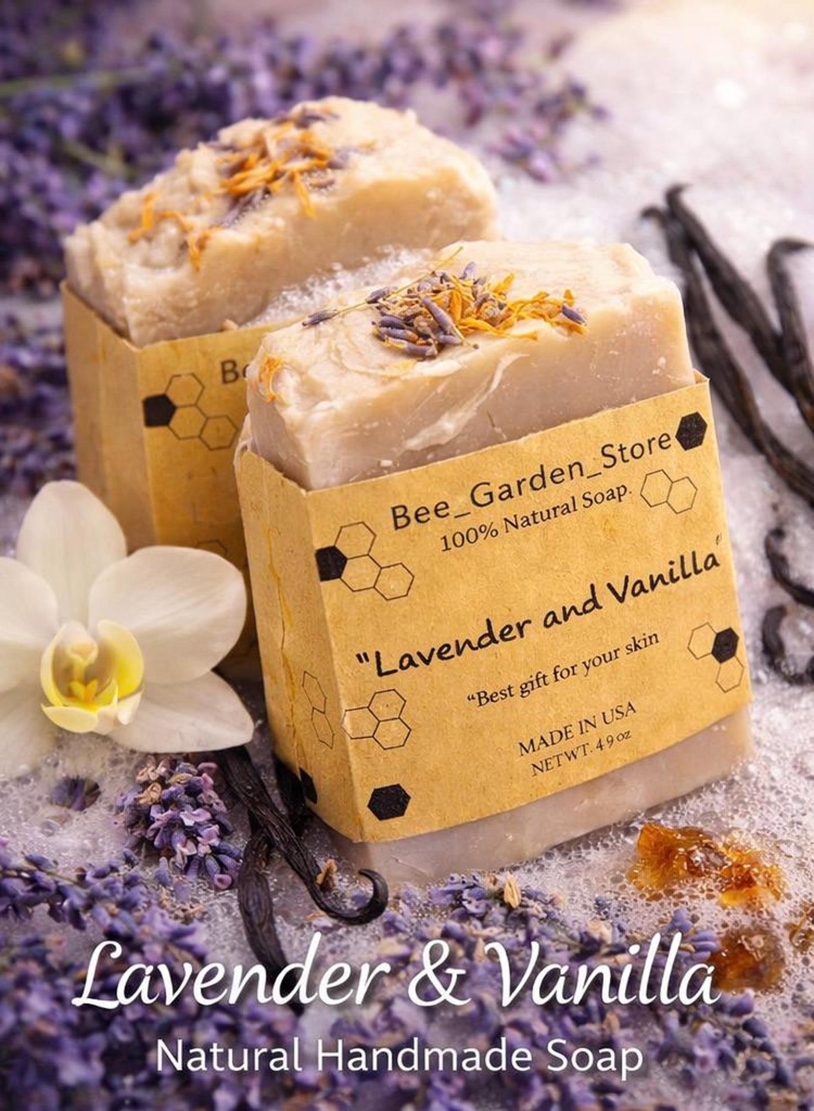 Handmade Organic Soap Bar – Unique Texture, Vegan, Spa Gift - Etsy
