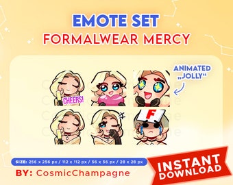 Juno Overwatch Emote Set /twitch Emote Collection for Discord, Youtube ...