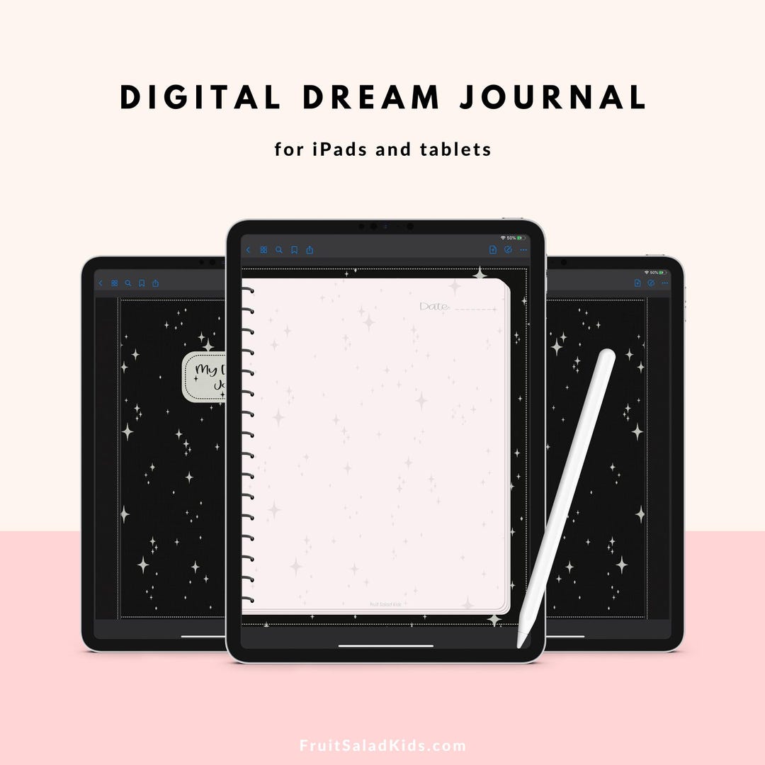 Digital DREAM Journal 400 Pages to Write & Draw Your Dreams - Etsy New ...