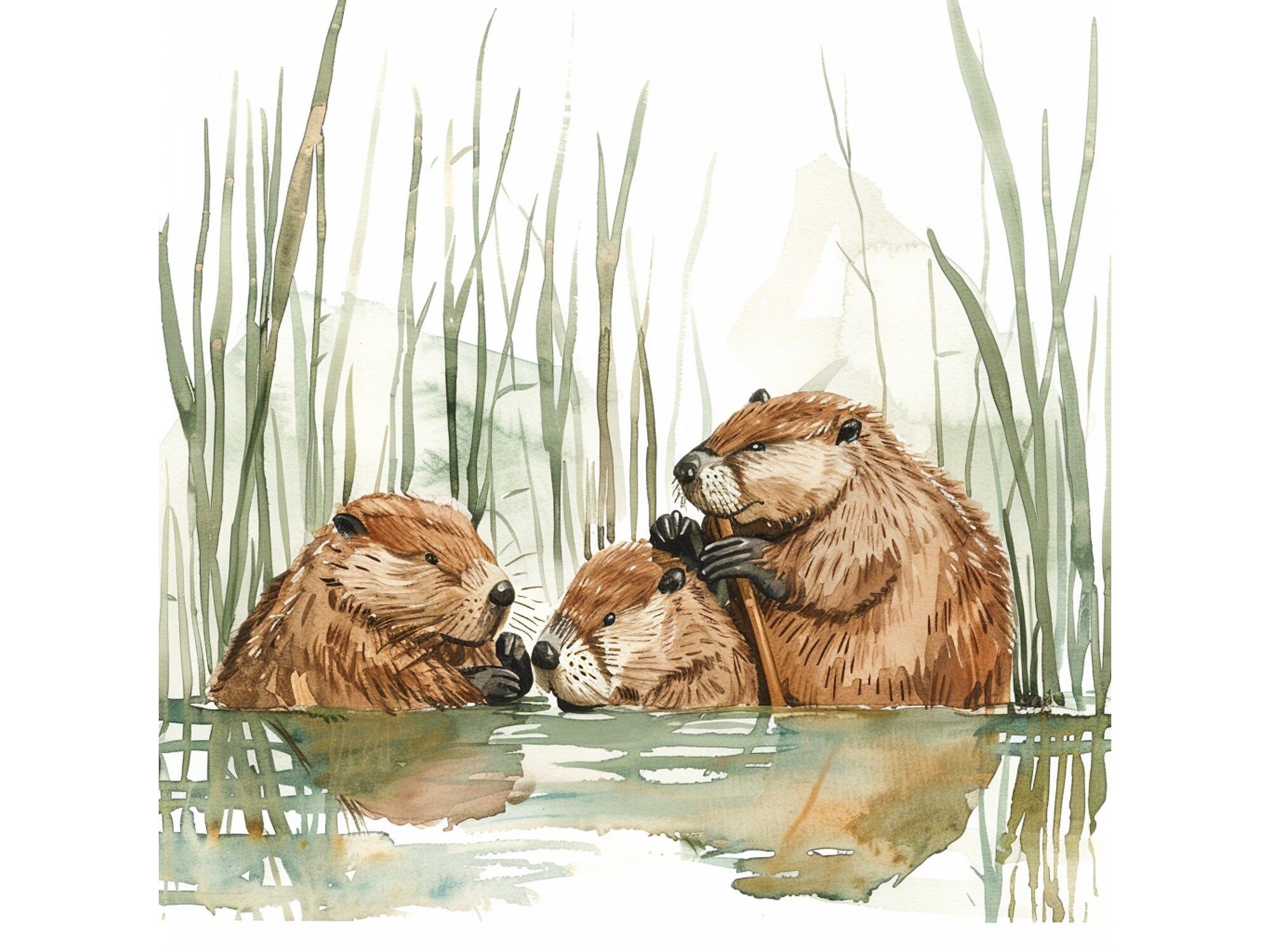 Beaver PNG Clipart Digital Download Animal Images Animal Art Animal ...