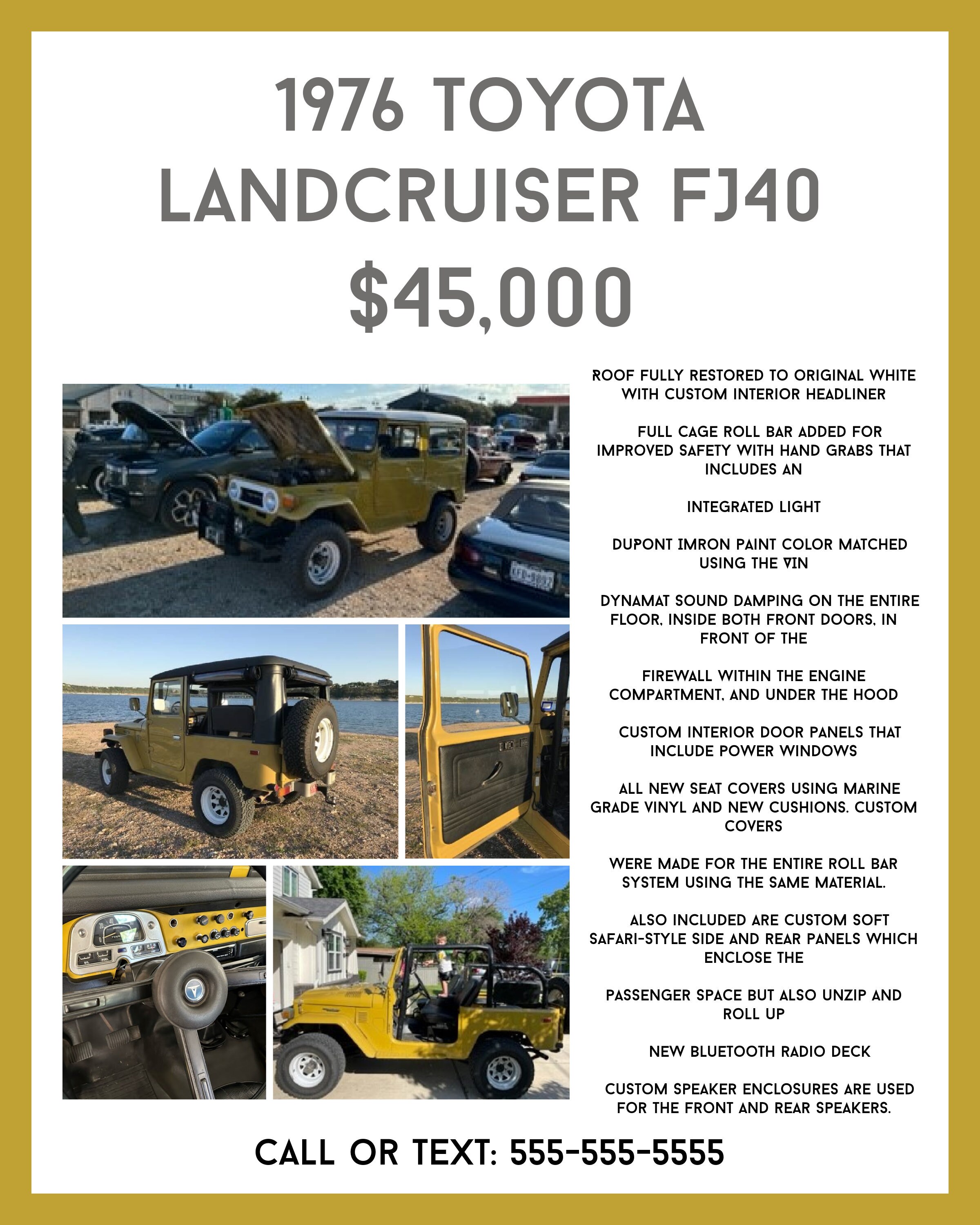 Custom Car for Sale Digital Download, Flyer, Brochure, Used Car ...