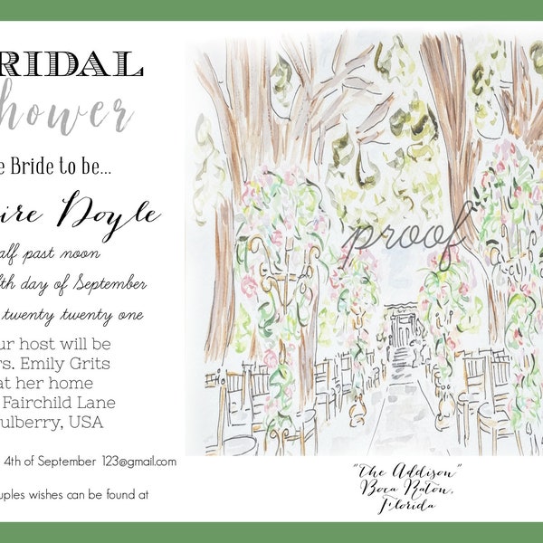 Addison Invitations - Etsy