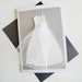 Wedding, Engagement, Bridal, Handmade Card, Tulle, Fabric, Paper ...