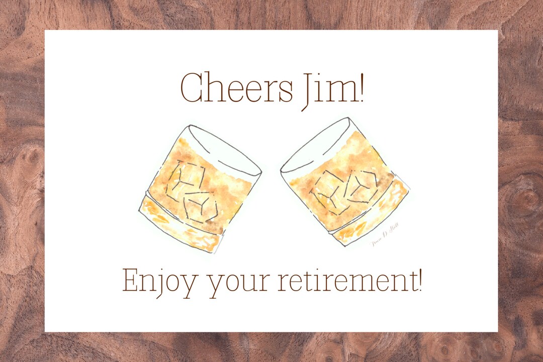 Retirement Card, Custom, Personalized, Unique, Horses, Races, Man ...