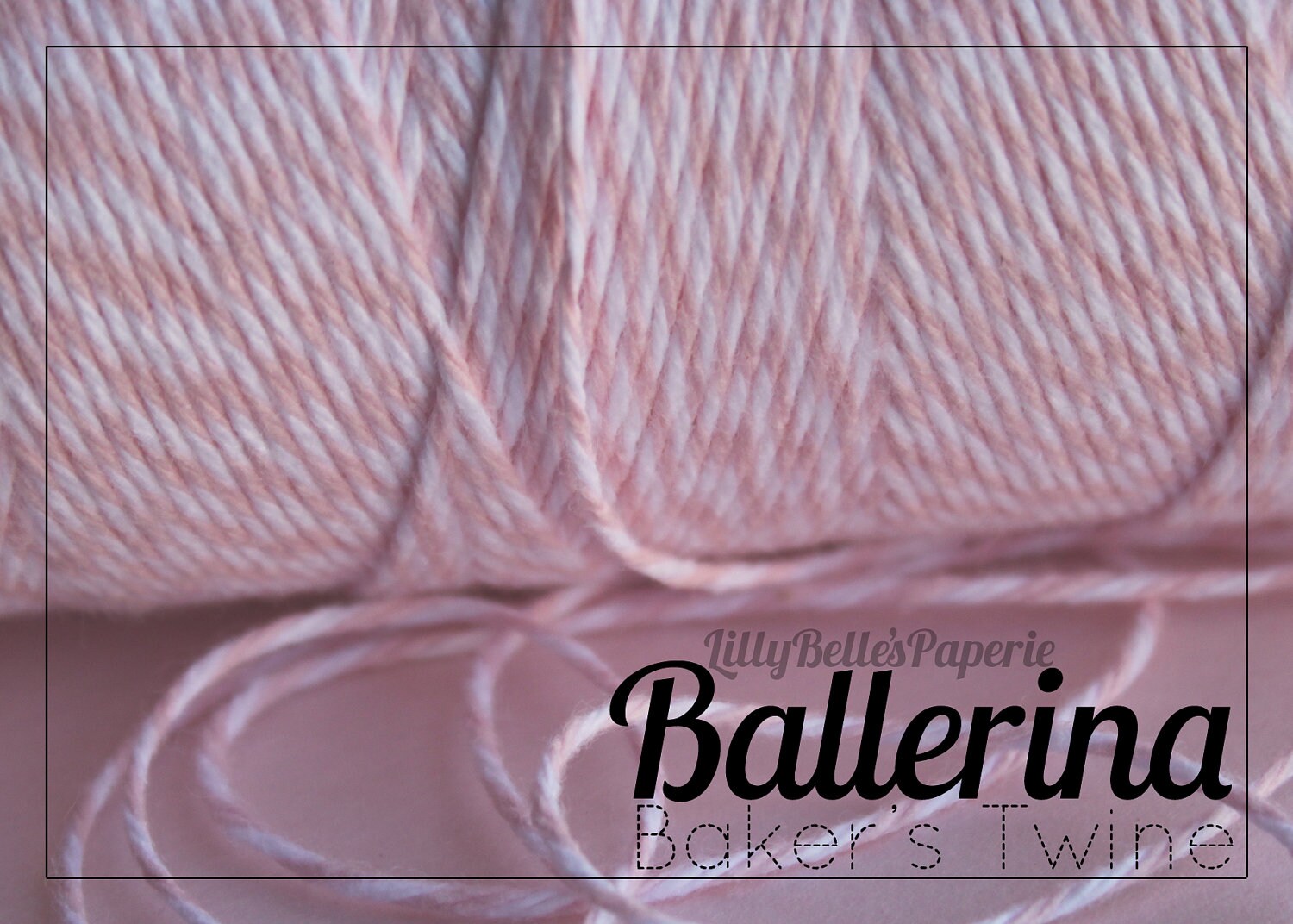 Baker's Twine - Cheeky Pink - Etsy