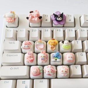 Sanrio Character Keycap, MX Cherry Switches, Pompompurin, Gift for Her ...