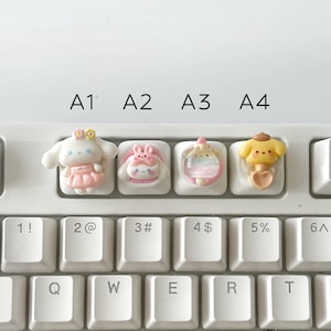 Sanrio Character Keycap, MX Cherry Switches, Pompompurin, Gift for Her ...