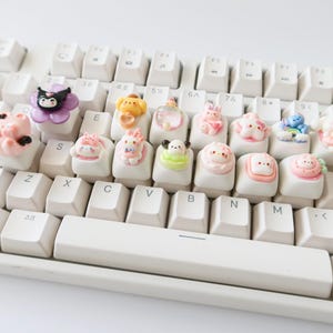 Sanrio Character Keycap, MX Cherry Switches, Pompompurin, Gift for Her ...