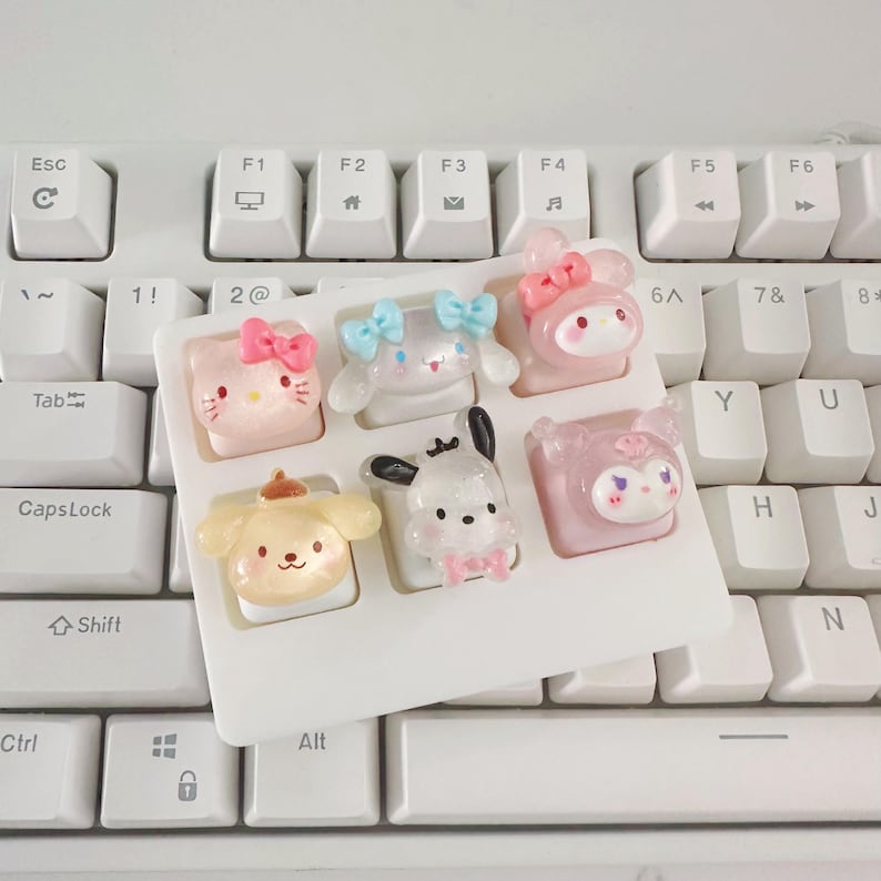 Sanrio Character Keycap, Crystal Sparkling, MX Cherry Switches ...