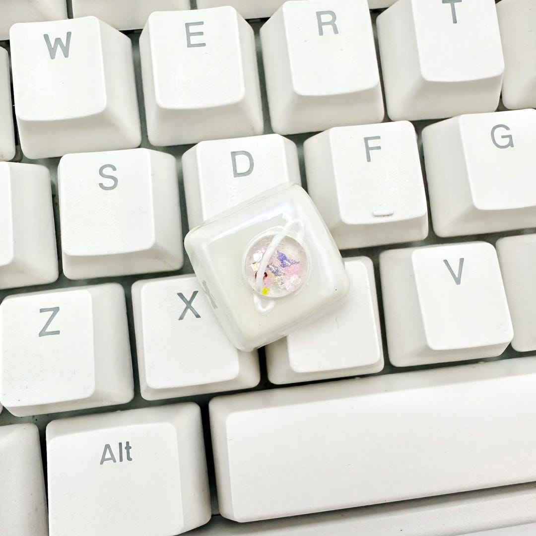 Saturn Clay Keycap: Handmade Artisan PBT Keycap for MX Switches - Etsy