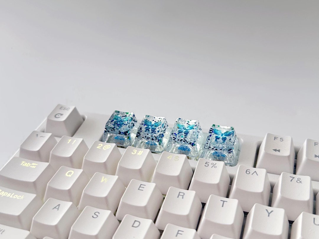 Sparkly Butterfly Resin Keycap: MX Cherry Switch Artisan Keycap - Etsy