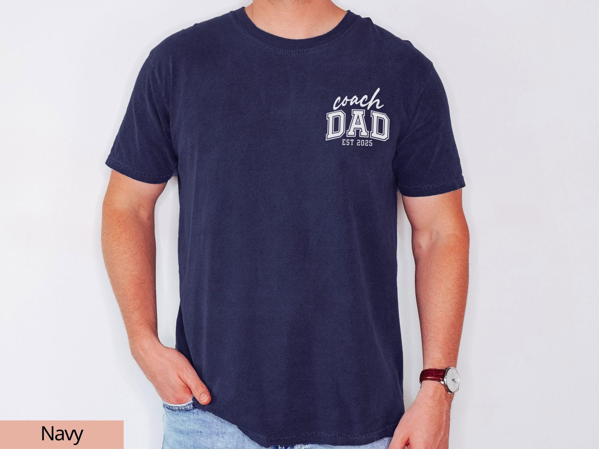 Custom Coach Dad Shirt for Dad Coach Gift for Dad Gift for Sports Dad ...