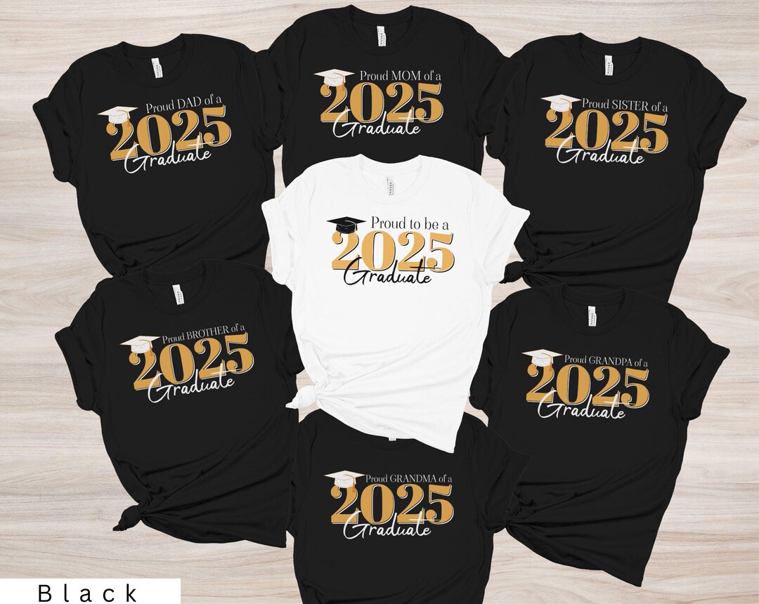 Custom Graduation Shirt High School Graduate Tee, Matching Family ...