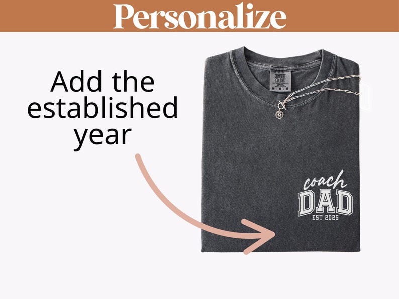 Custom Coach Dad Shirt for Dad Coach Gift for Dad Gift for Sports Dad ...
