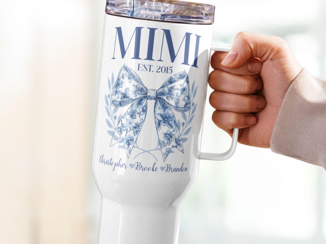 Personalized Mimi Tumbler With Names, Mimi Grandma Gift for Mothers Day ...