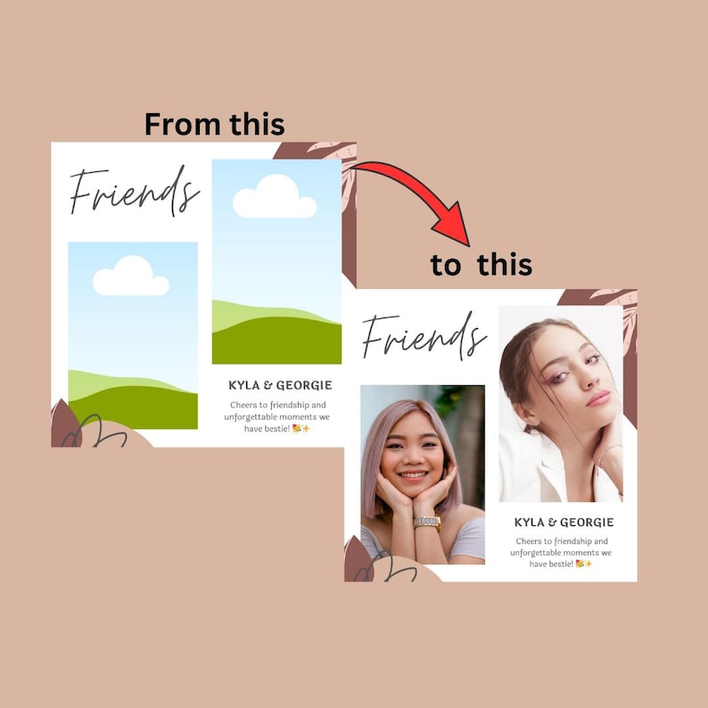 Canva Editable Instagram Template Frame, Instagram Frame, Instagram ...