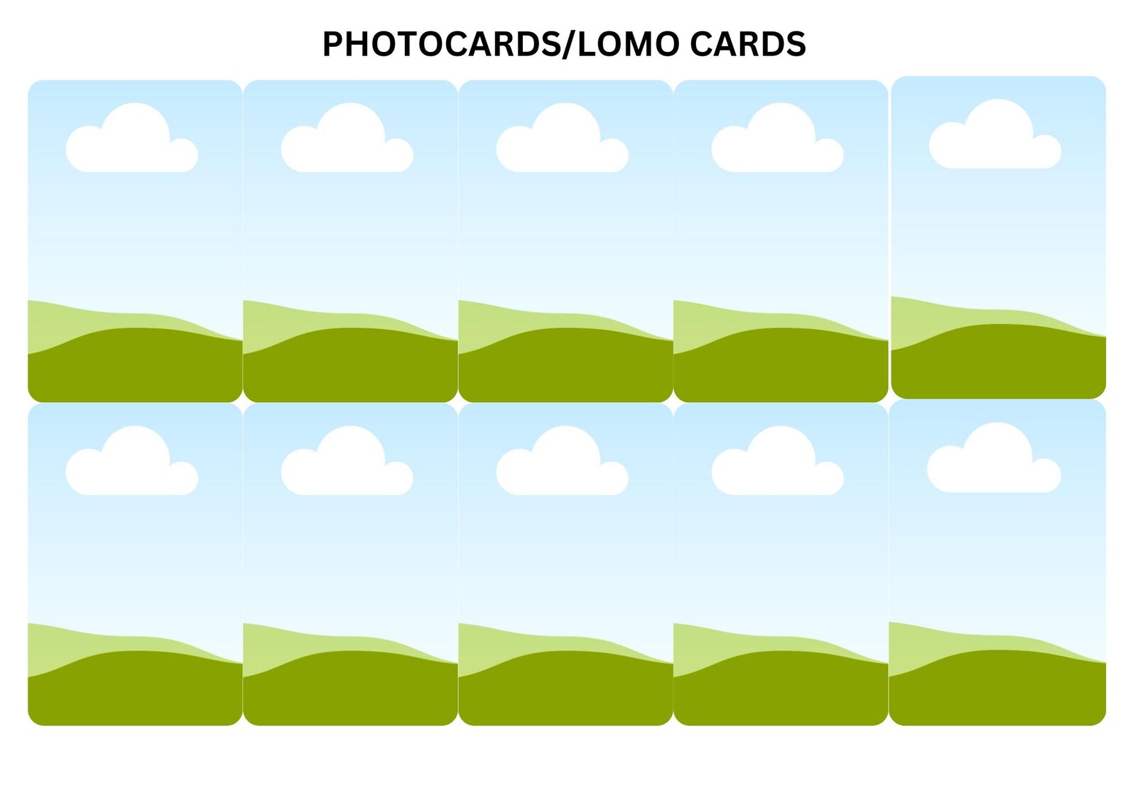 Photo Template, Canva Editable Frames Bundle, Fill Your Own, Polaroid ...