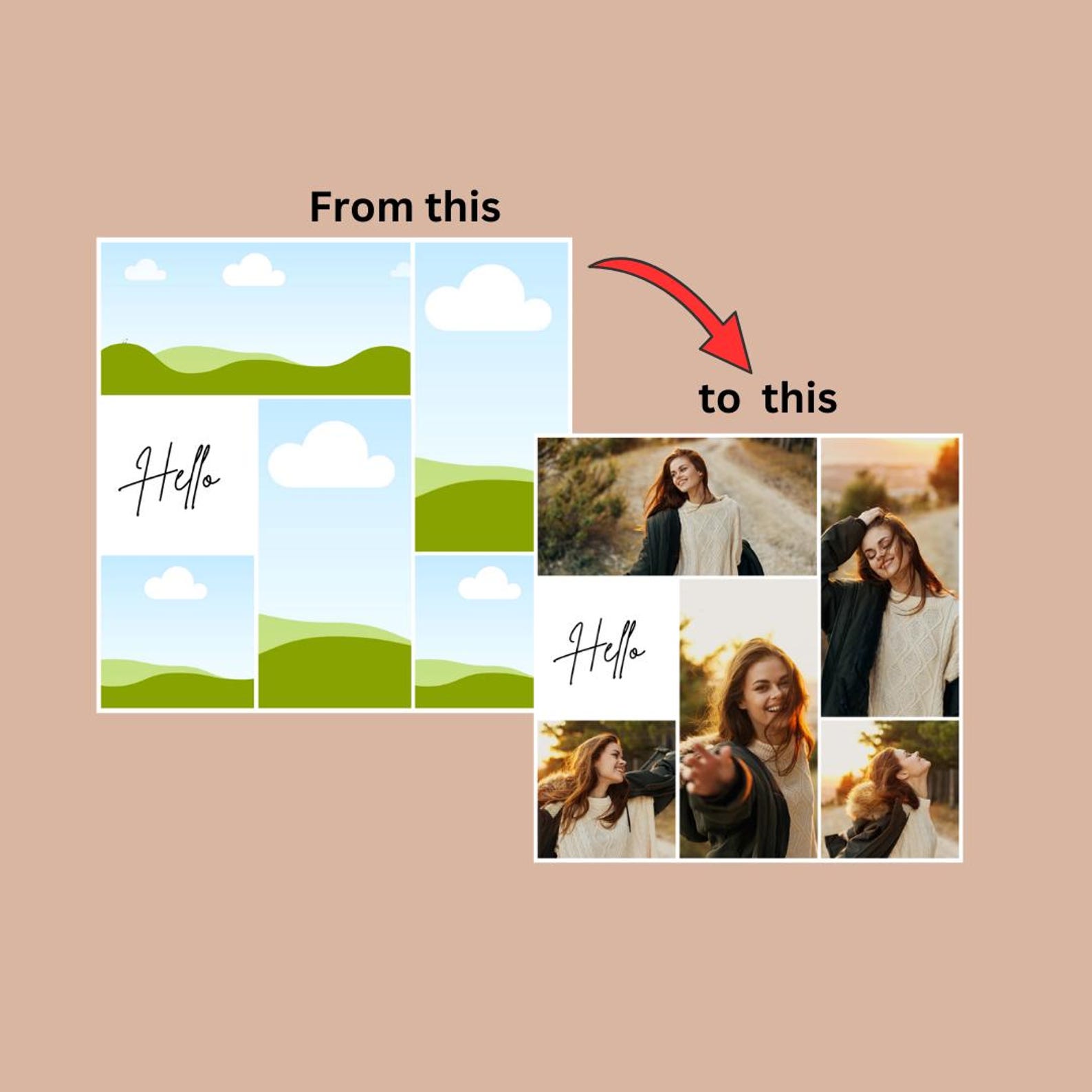 Canva Editable Instagram Template Frame, Instagram Frame, Instagram ...