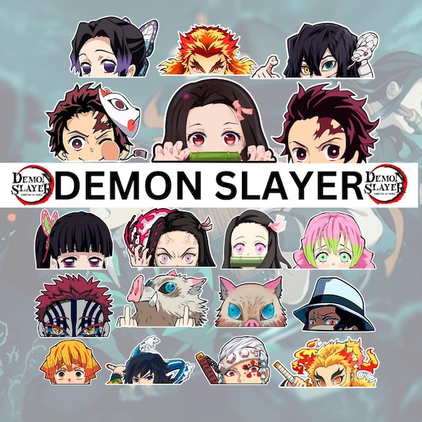 Demon Slayer Sticker - Etsy