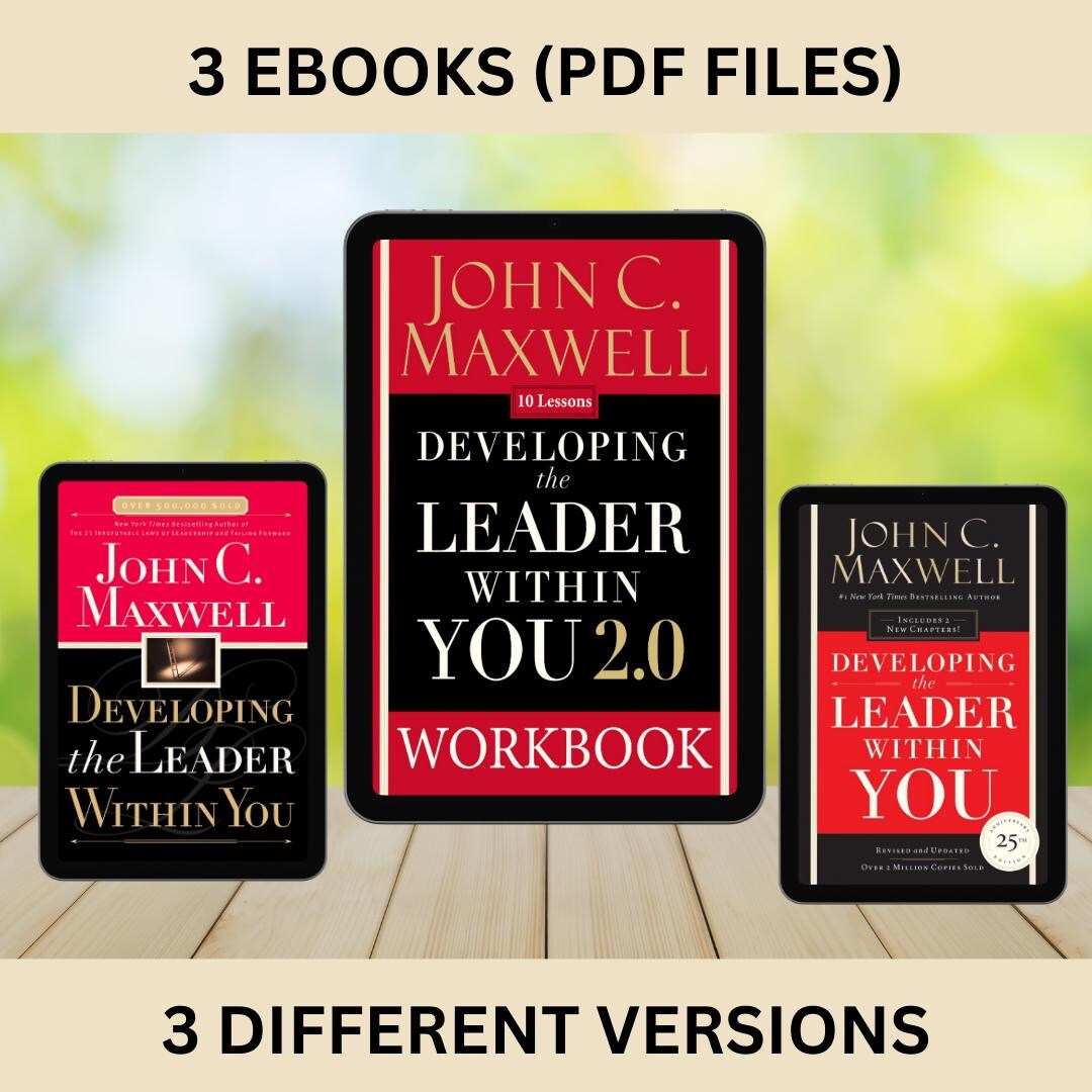 Developing the Leader Within You, Leadership Book, Leadership Training ...