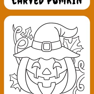 Halloween Coloring Book, Halloween Coloring Activity | Halloween ...