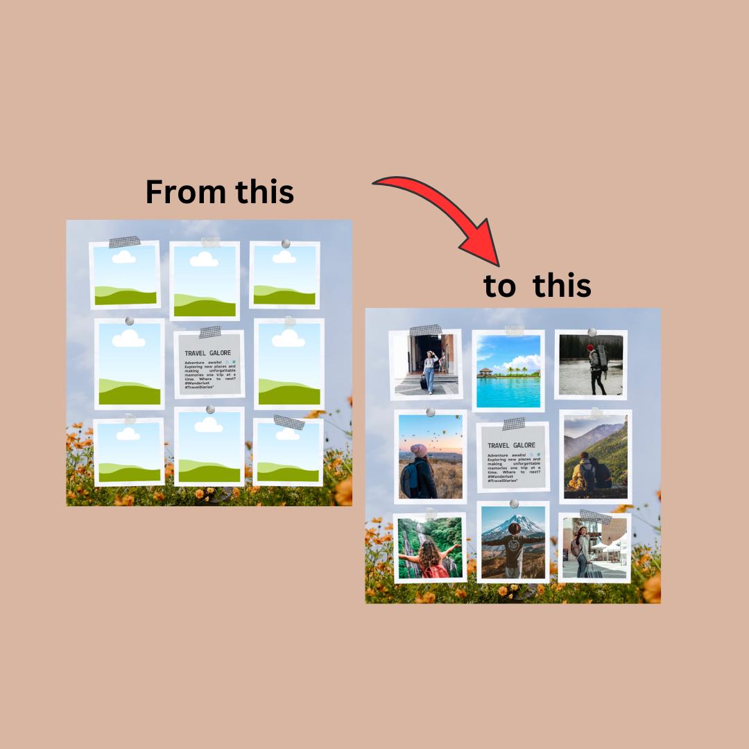 Canva Editable Instagram Template Frame, Instagram Frame, Instagram ...