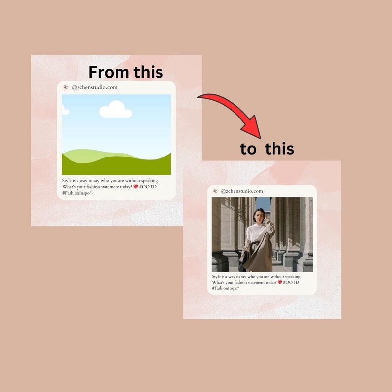 Canva Editable Instagram Template Frame, Instagram Frame, Instagram ...