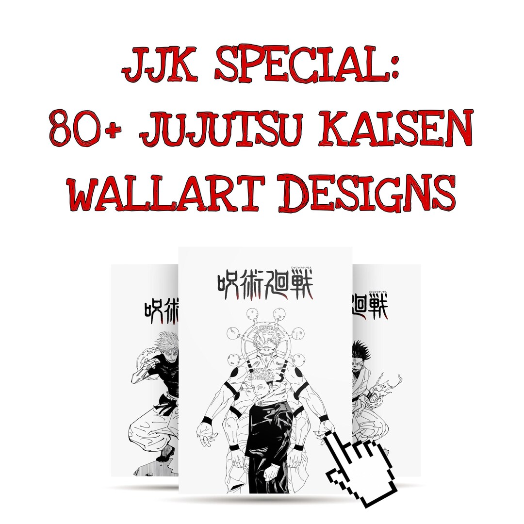 Jujutsu Kaisen Posters 80+ Pack |jujutsukaisen Anime Art | Anime Wall ...