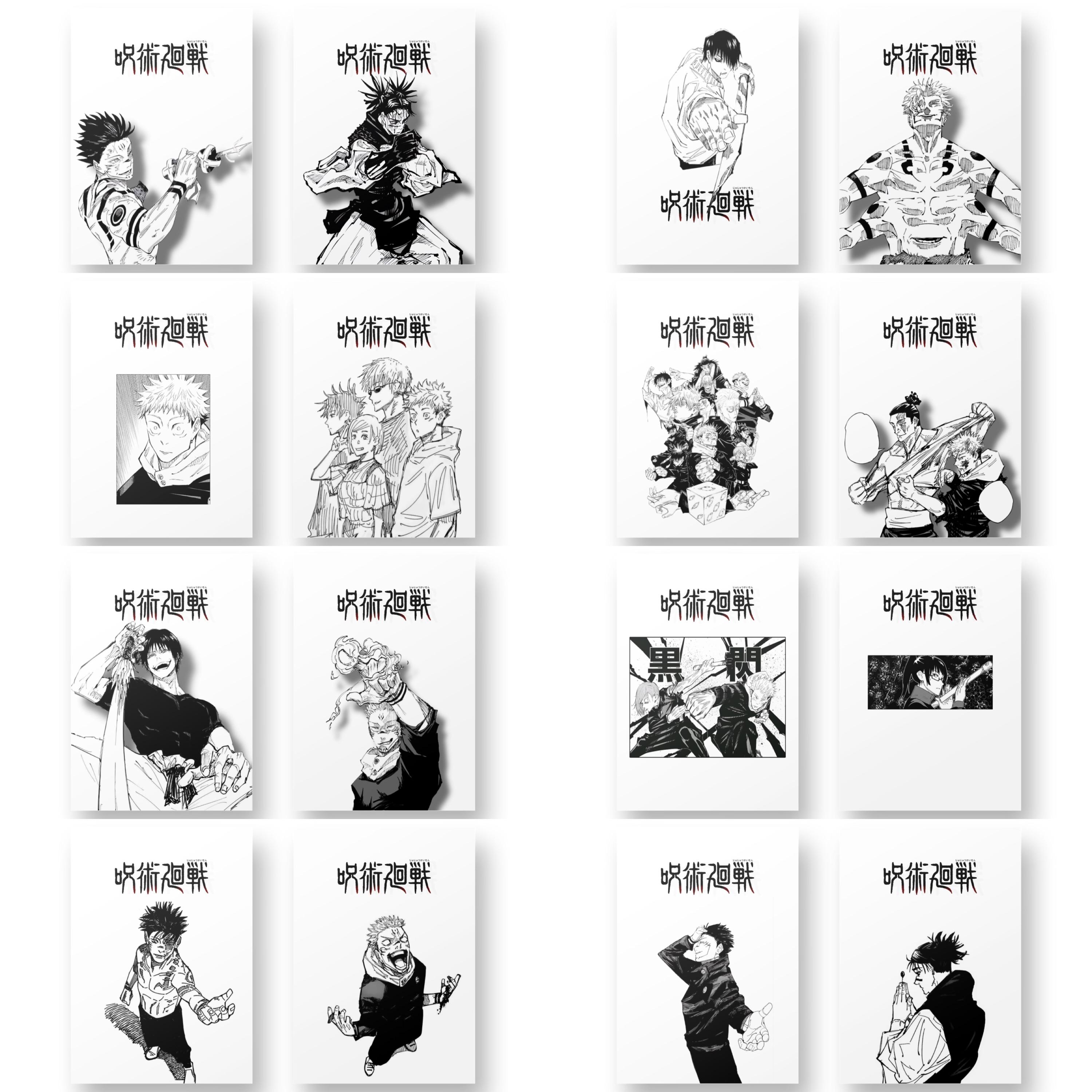 Jujutsu Kaisen Posters 80+ Pack |jujutsukaisen Anime Art | Anime Wall ...