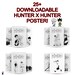 Hunter X Hunter Posters 25+ Pack | Hunter X Hunter | Anime | Hxh Type ...