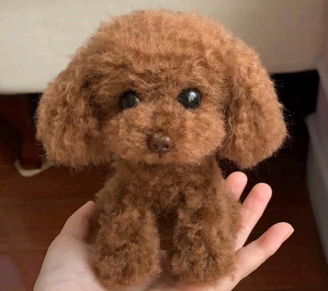 Custom Felt Wool Puppy Plush Toy | Custom Felt Wool Dog Portraits ...