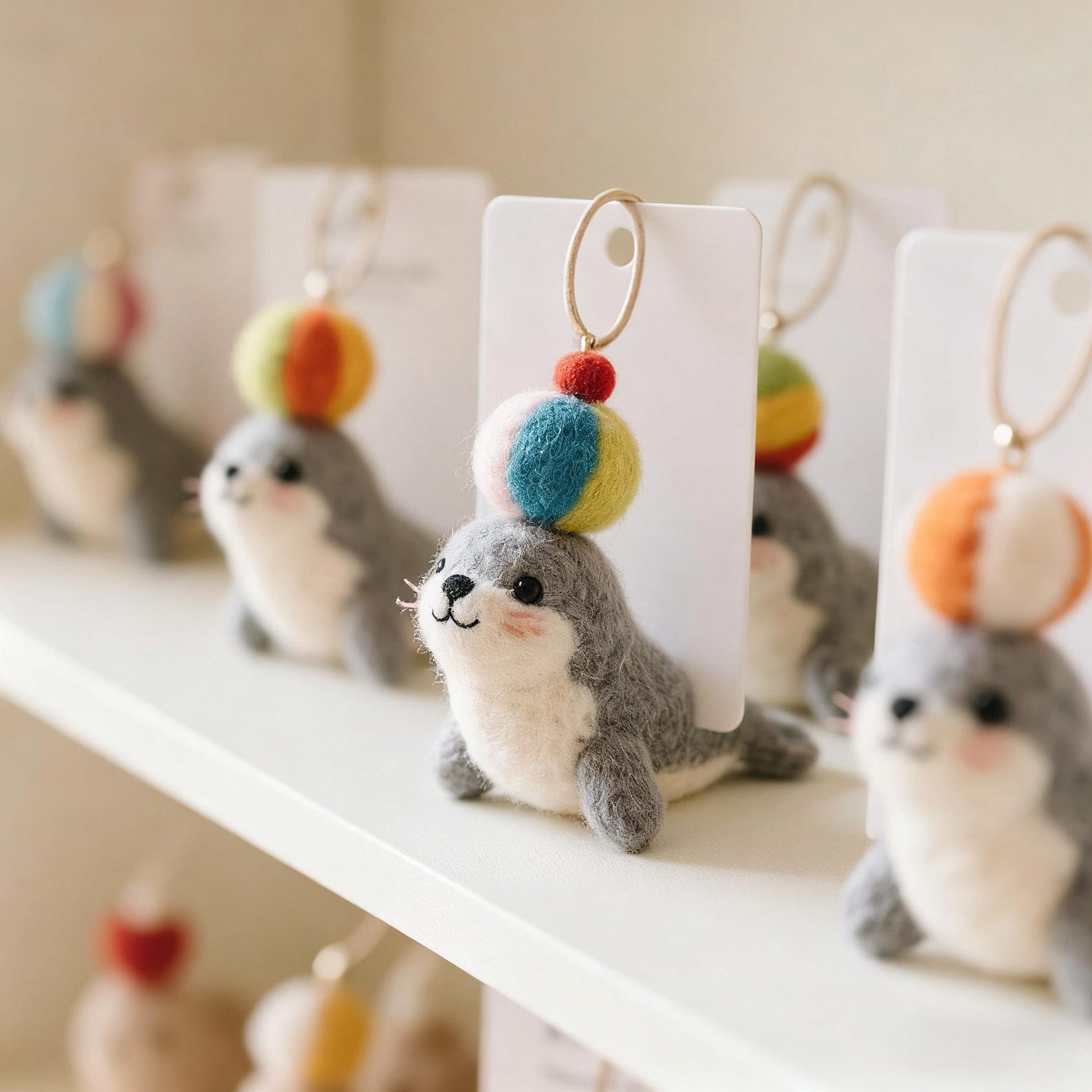 Needle Felted Seal Miniature: Handmade Animal Sculpture - Etsy
