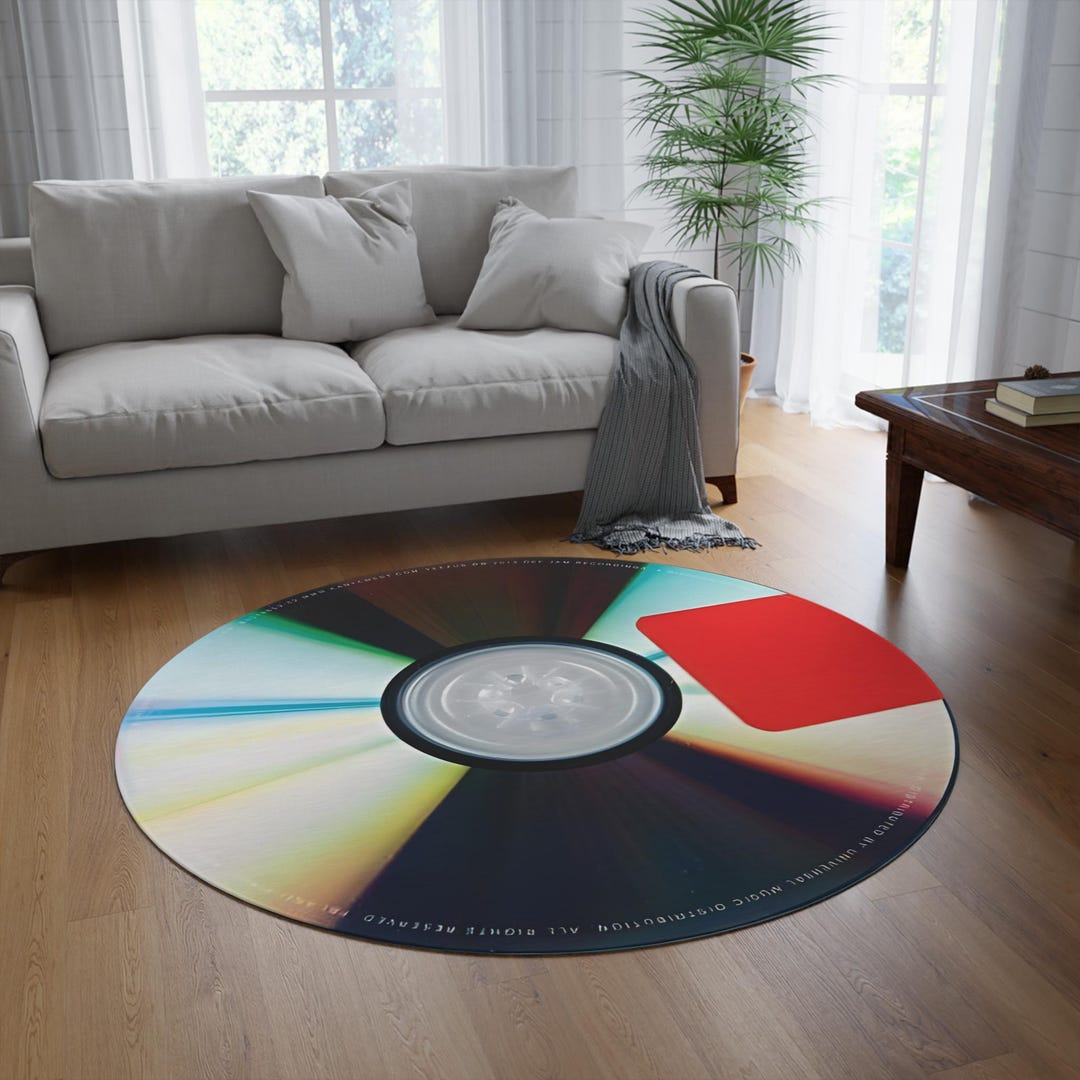 Kanye West Yeezus CD/DVD Disc Round Rug, 60 Inch, Album Cover Rug - Etsy