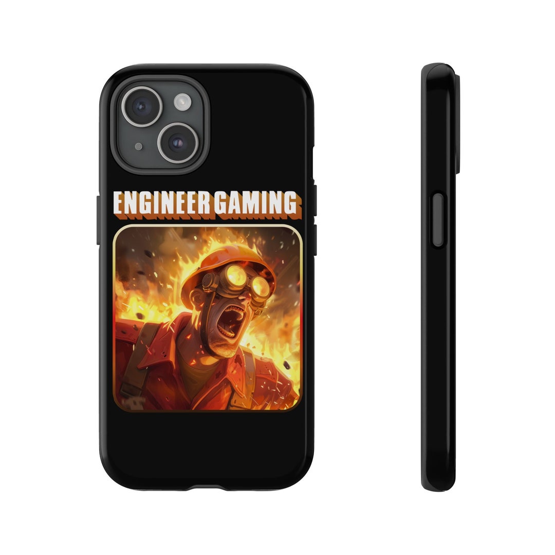 Funny engineer Gaming TF2 Tough Phone Case, iPhone 15, Samsung Galaxy ...