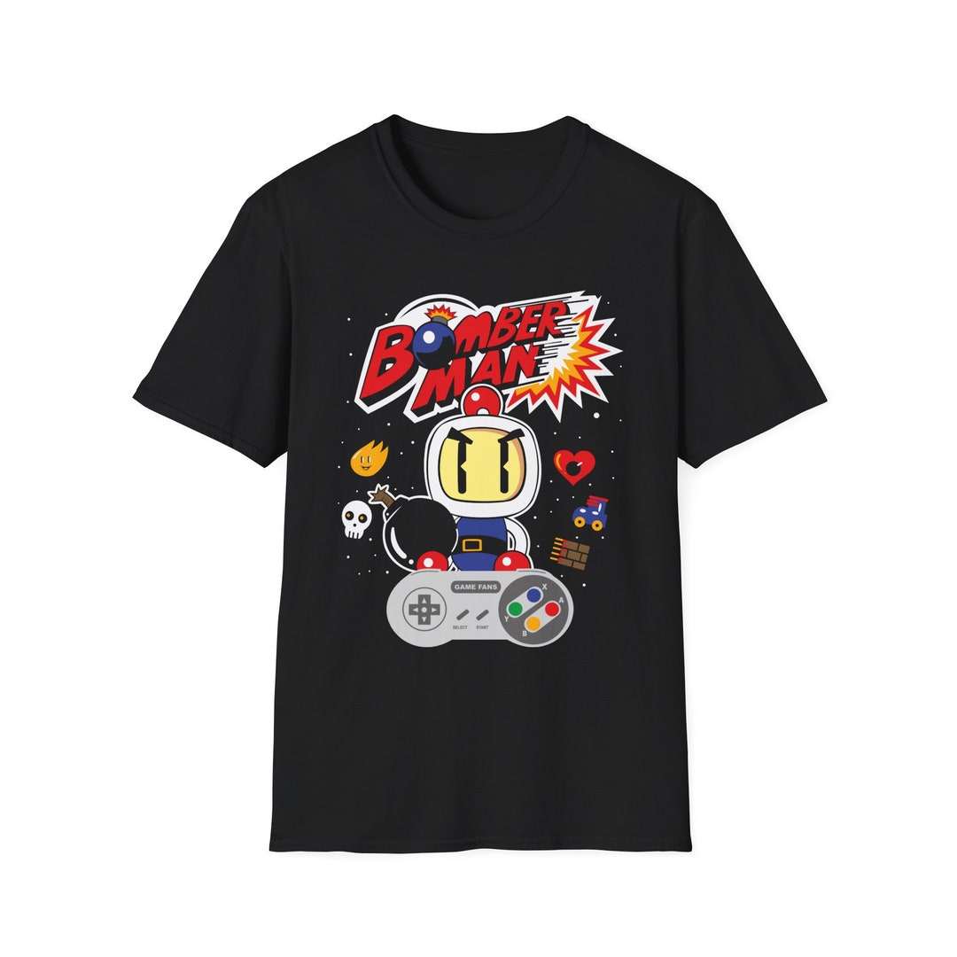 Bomberman T-shirt, Retro Nostalgic Gamer Tee, N64, Unisex - Etsy