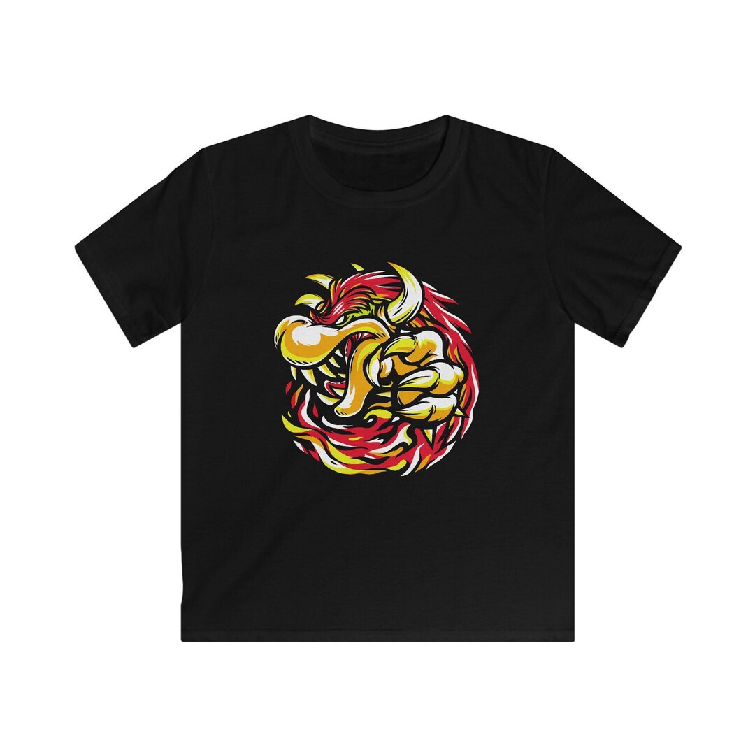 Super Mario Kids Bowser T-shirt, Fun Child Gamer Gift Tee, Unisex - Etsy