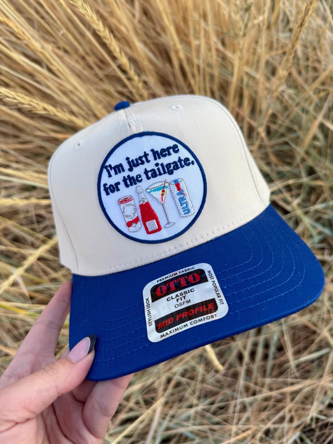 Here for the Tailgate Baseball Hat - Etsy