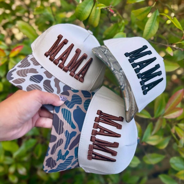 Mama Camo Baseball Hat - Etsy