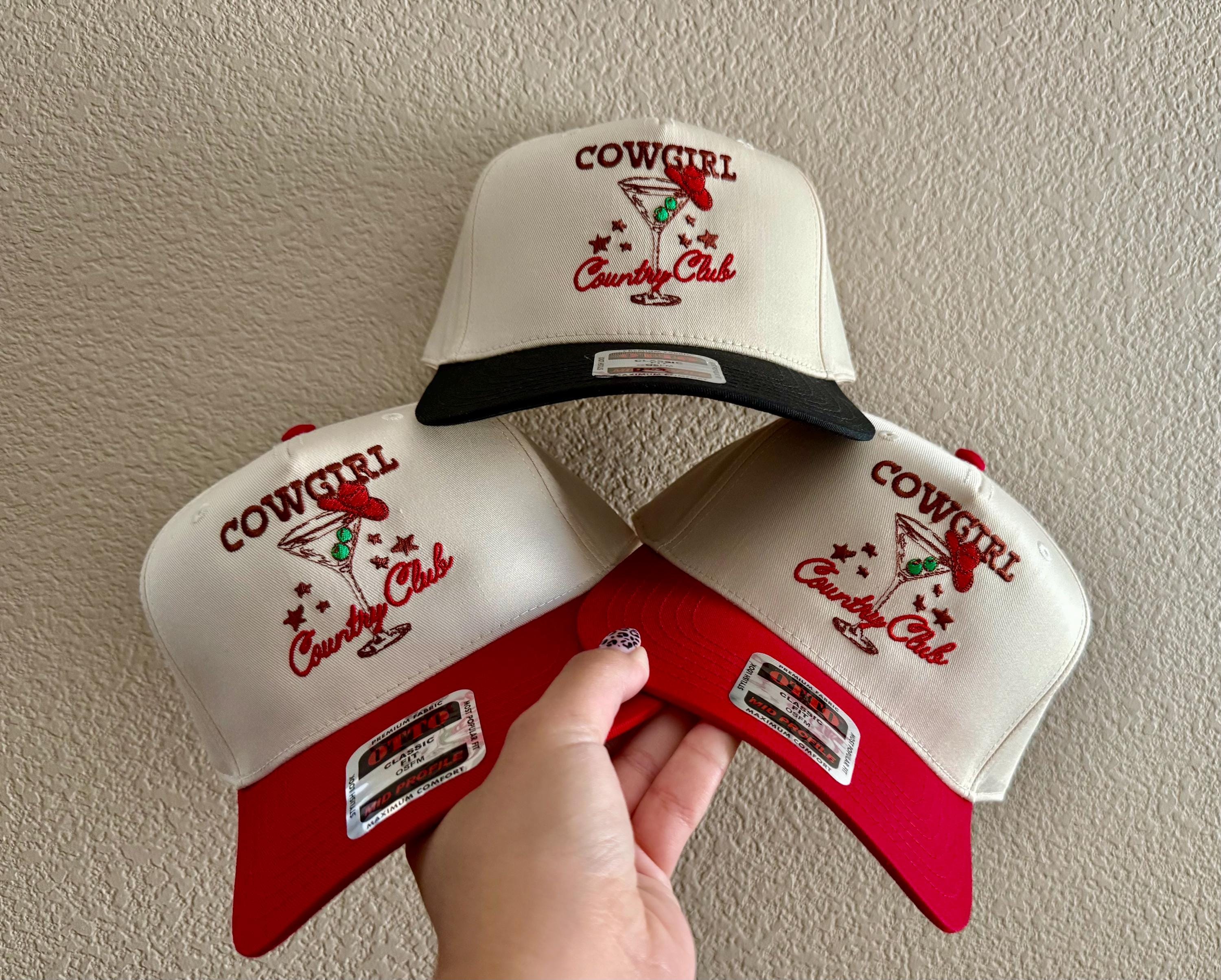 Cowgirl Country Club Baseball Hat | Cowgirl | Cowgirl Hat | Trucker Hat ...