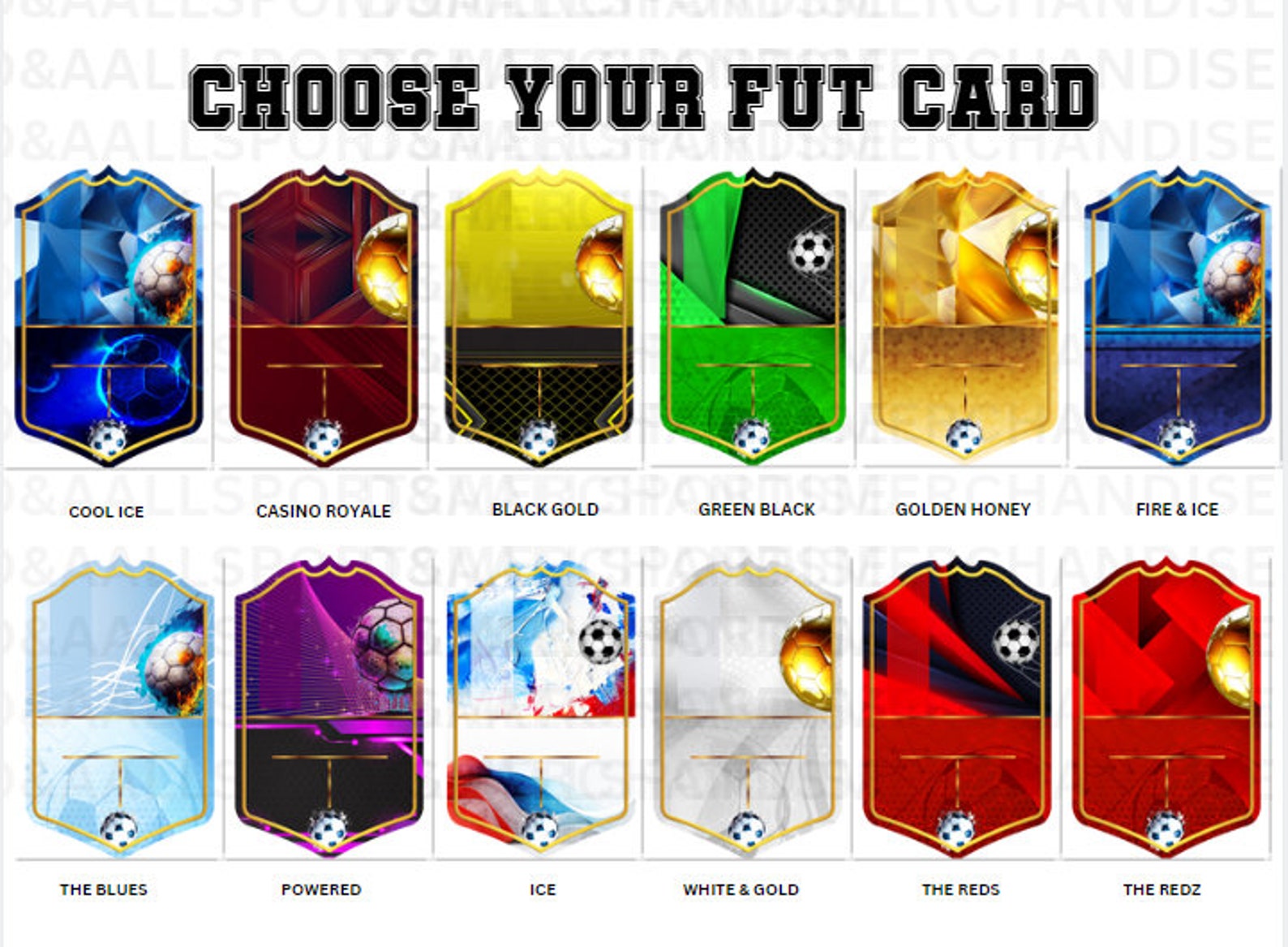 Personalised Football Team of the Year Football Card 23/24 Ultimate Fut ...