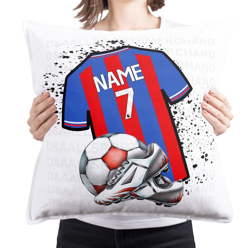 NEW 2024/2025 Personalised Premier League Football Cushion Cover or ...